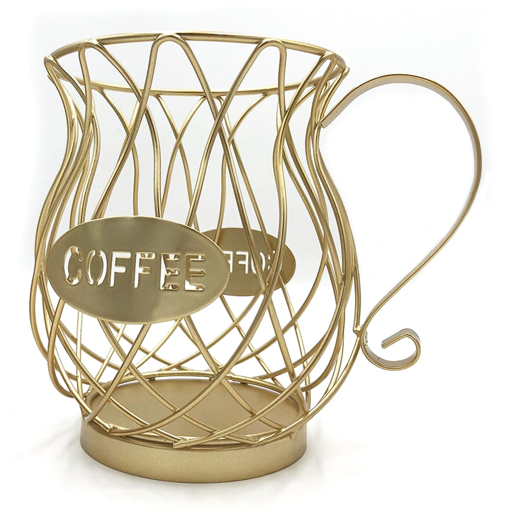 Smrinog Coffee Pod Holder, Large Capacity Coffee Capsule Storage Basket ...