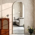 64"x21" Arched Full Length Mirror, Free Standing Floor Mirror, Leaning ...