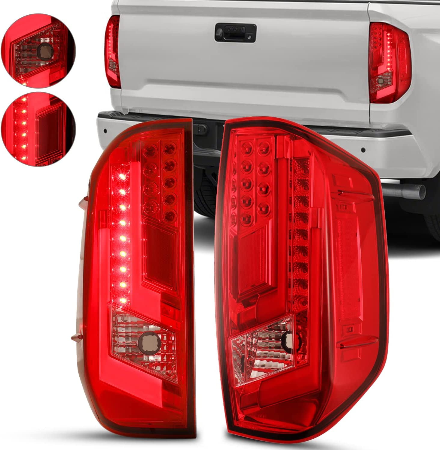 LED Tail lights Fit for 2014 2015 2016 2017 2018 2019 2020 Toyota ...