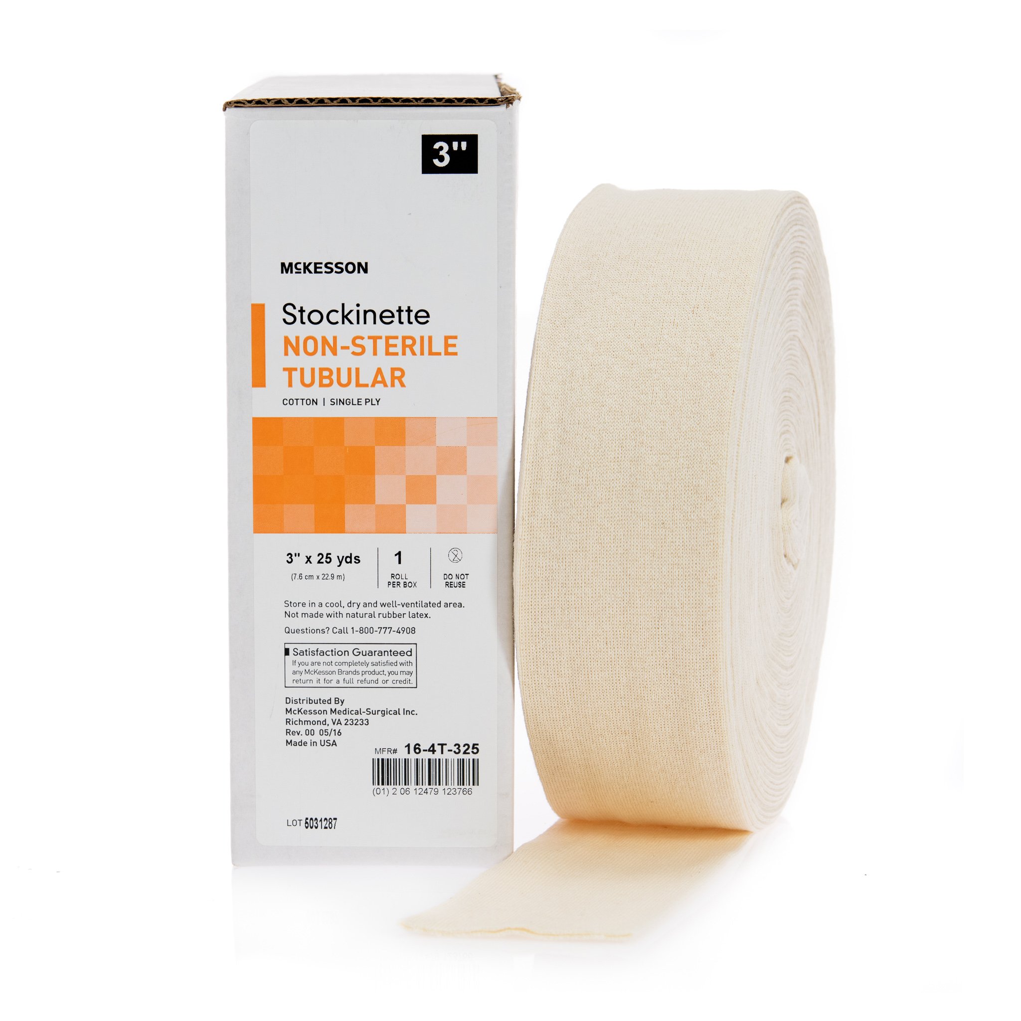 McKesson Brand Stockinette Tubular McKesson 3 Inch X 25 Yard Cotton ...