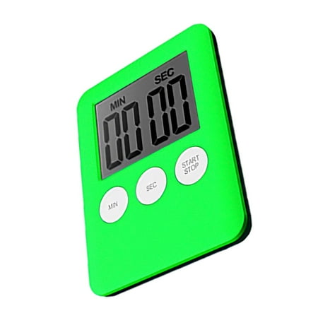 Digital Timer Clock Electric Time Reminder Countdown Cooking Stopwatch ...