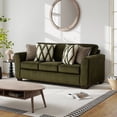 Roundhill Furniture Marvella Living Room Sofa and Loveseat Set with ...