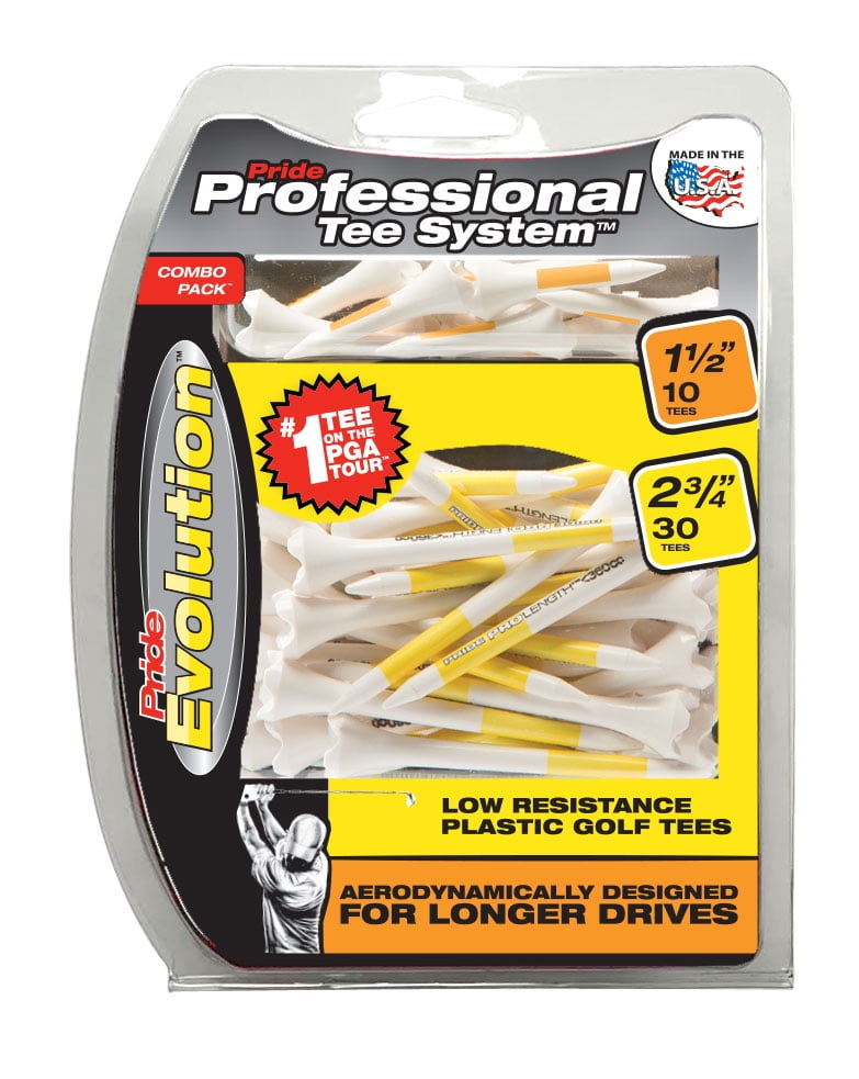 Pride Professional Tee System, Pride Performance Plastic Golf Tees ...