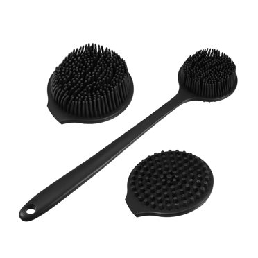 17" Long Handle Back Scrubber for Men and Women Medium-Hard Bristles ...
