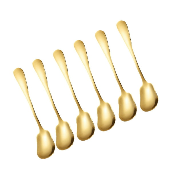 Decodeary 6pcs Teaspoon Vintage Style Fork Shell Shape Travel Set ...