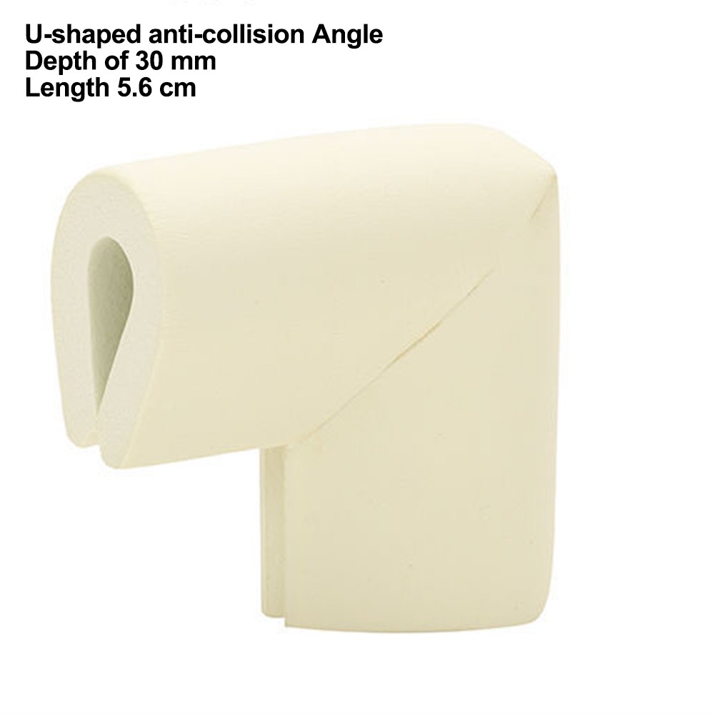 GLFILL U-Shaped Anti-Collision Angle Tea Table Edge Wrapped Glass ...