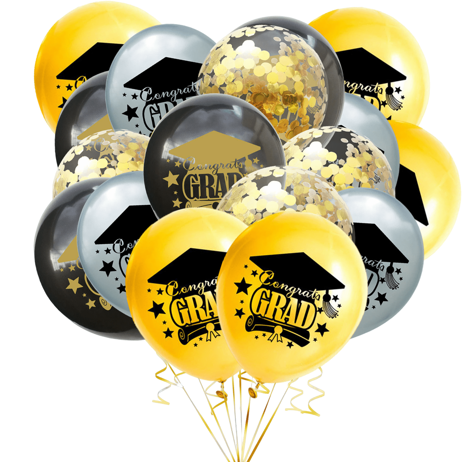 Paquete de 20 globos de decoración de graduación, globos de fiesta de ...