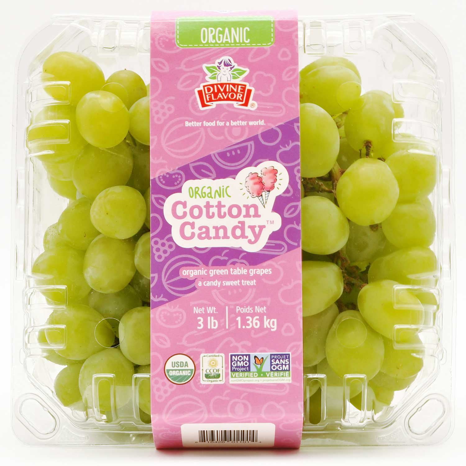 Organic Cotton Candy Grapes, 3 lbs. - Samsclub.com