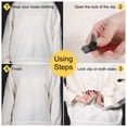 2pack Dress Cinch Clips, Sweater Clips Shawl Cardigan Collar Clips ...