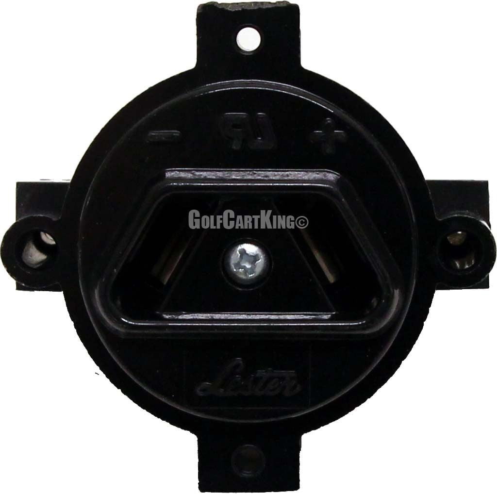 Club Car Crow Foot 2 Prong Charger Plug Receptacle | Electric Golf Cart ...