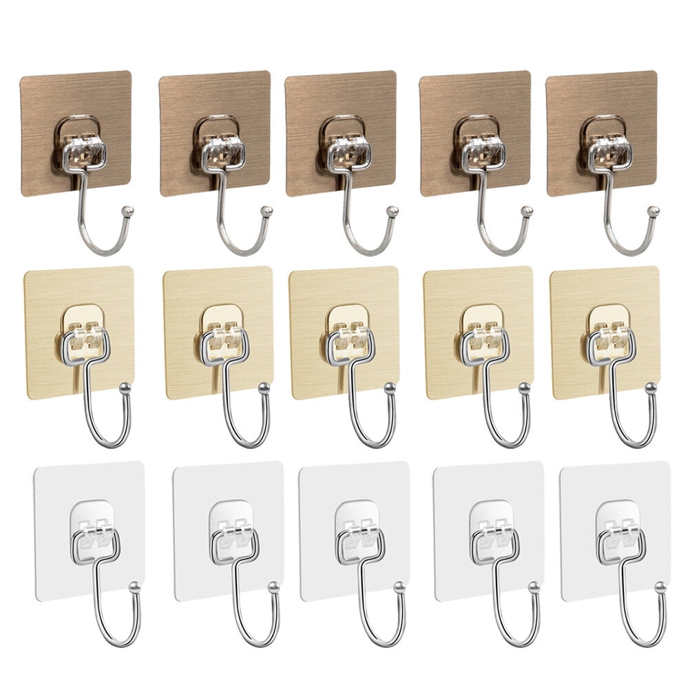 Click here for Masteelfca 15pcs Stainless Steel Strong Sticky Hoo... prices