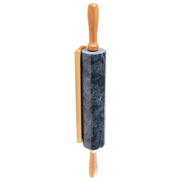 Wooden Handle Rolling Pin Practical Dough Roller Marble Rolling Stick ...