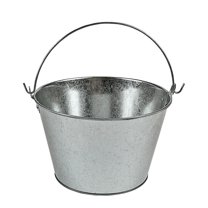 "Ashland® 6.3"" Small Metal Galvanized Pail for Indoor Use" - Walmart.com
