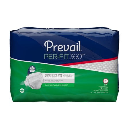 Prevail Per-Fit 360 Degree Maximum Plus Absorbency Incontinence Briefs ...