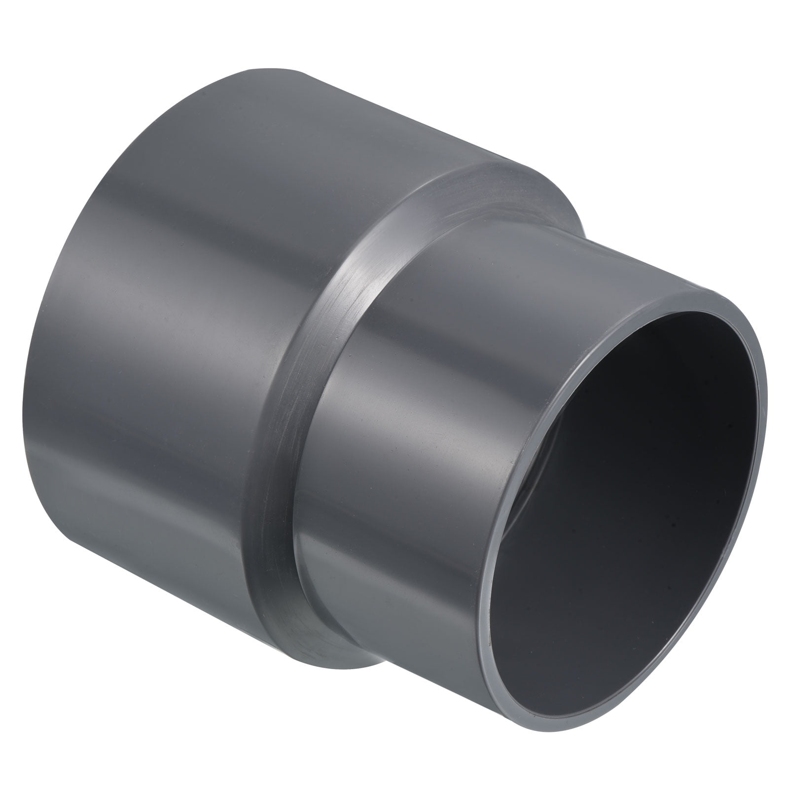 Uxcell 90x75mm PVC Reducer Pipe Fitting Straight Coupling Connector ...