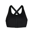 Avia Women's Zip Front Sports Bra, Sizes XS-XXXL - Walmart.com