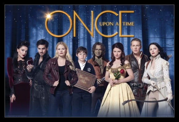 Once Upon A Time - Cast Laminated & Framed Poster (24 x 36) - Walmart.com