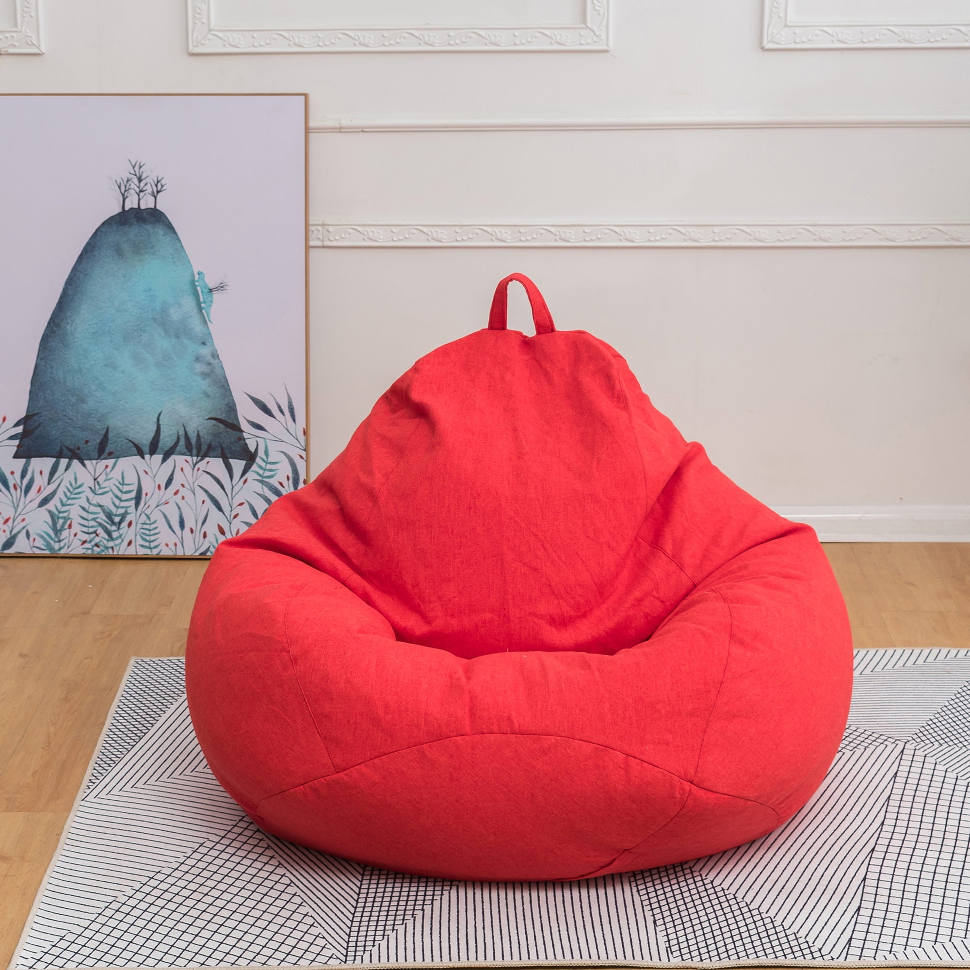 Sayfut Beanbag Seat Chair With Removable Washable Seat Sofa Cover Bean