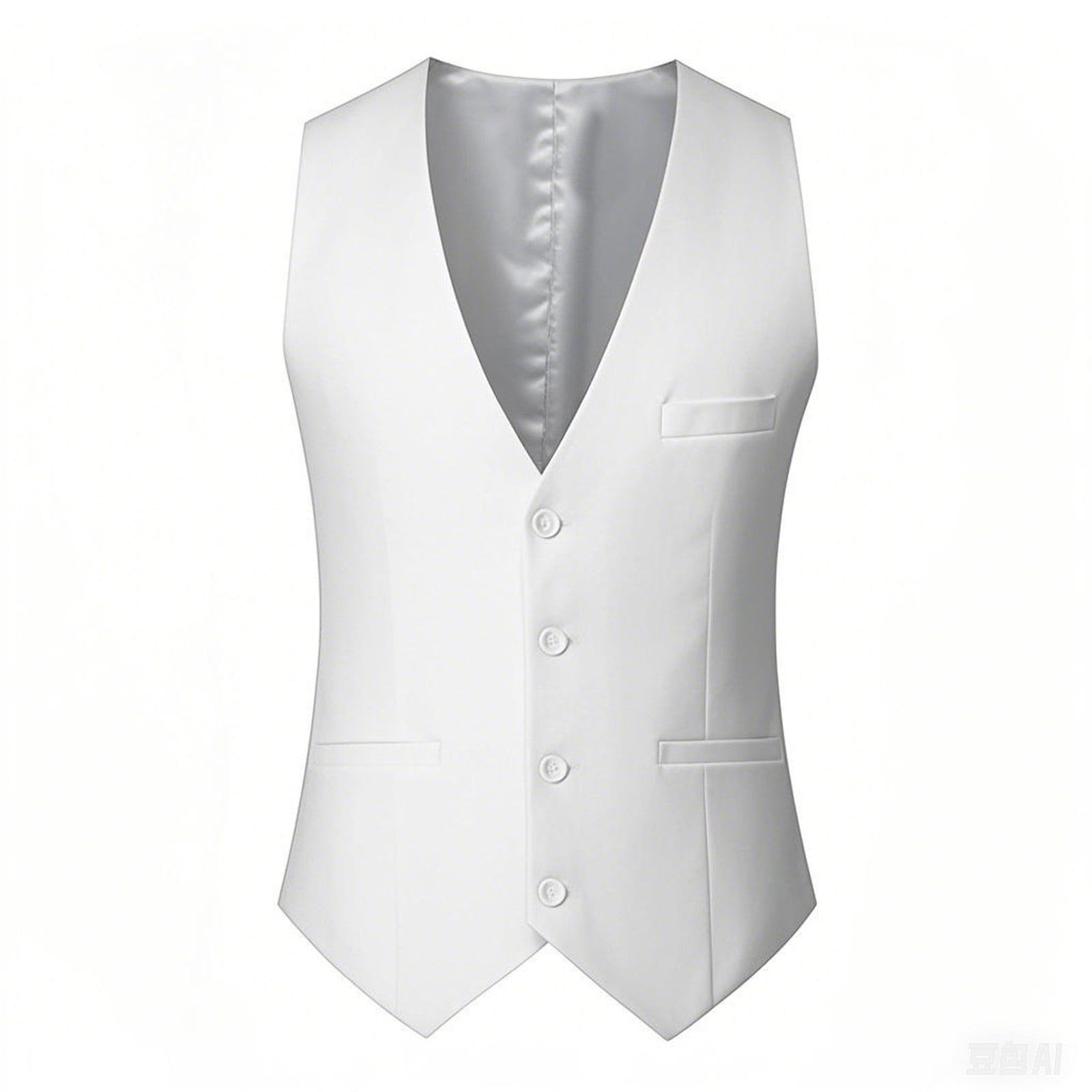 Click here for Leodye Mens Formal Business Suit Vests V-Neck Sing... prices