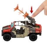 Jurassic World Rebirth Launch 'N Battle Vehicle with 1 Human & 1 Raptor ...