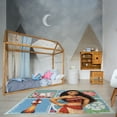Disney Kids Moana Patchwork Indoor Rug, 54"x78", Multi-Color - Walmart.com