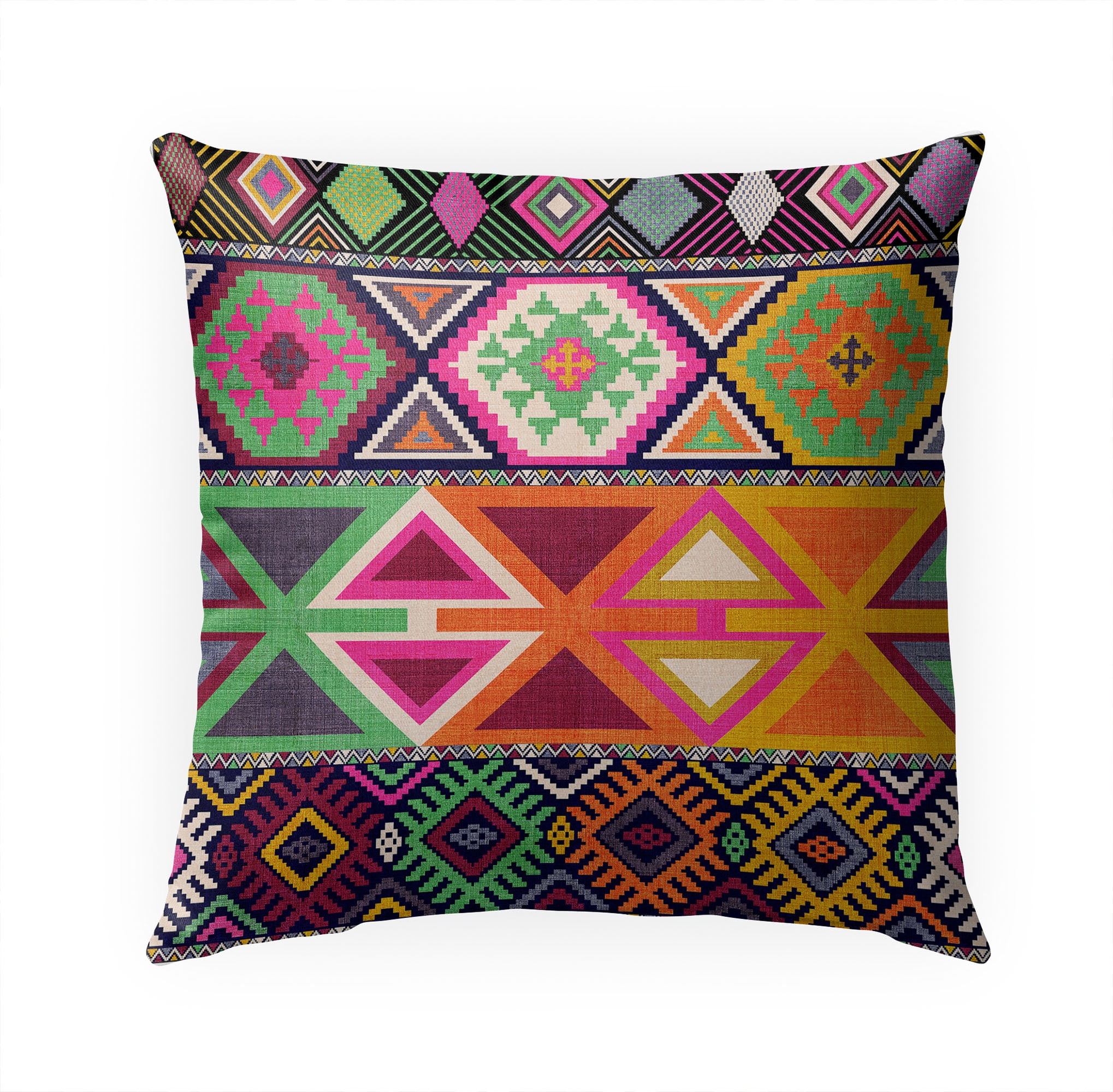 Aztec Tribal Multi Outdoor Pillow by Kavka Designs - Walmart.com