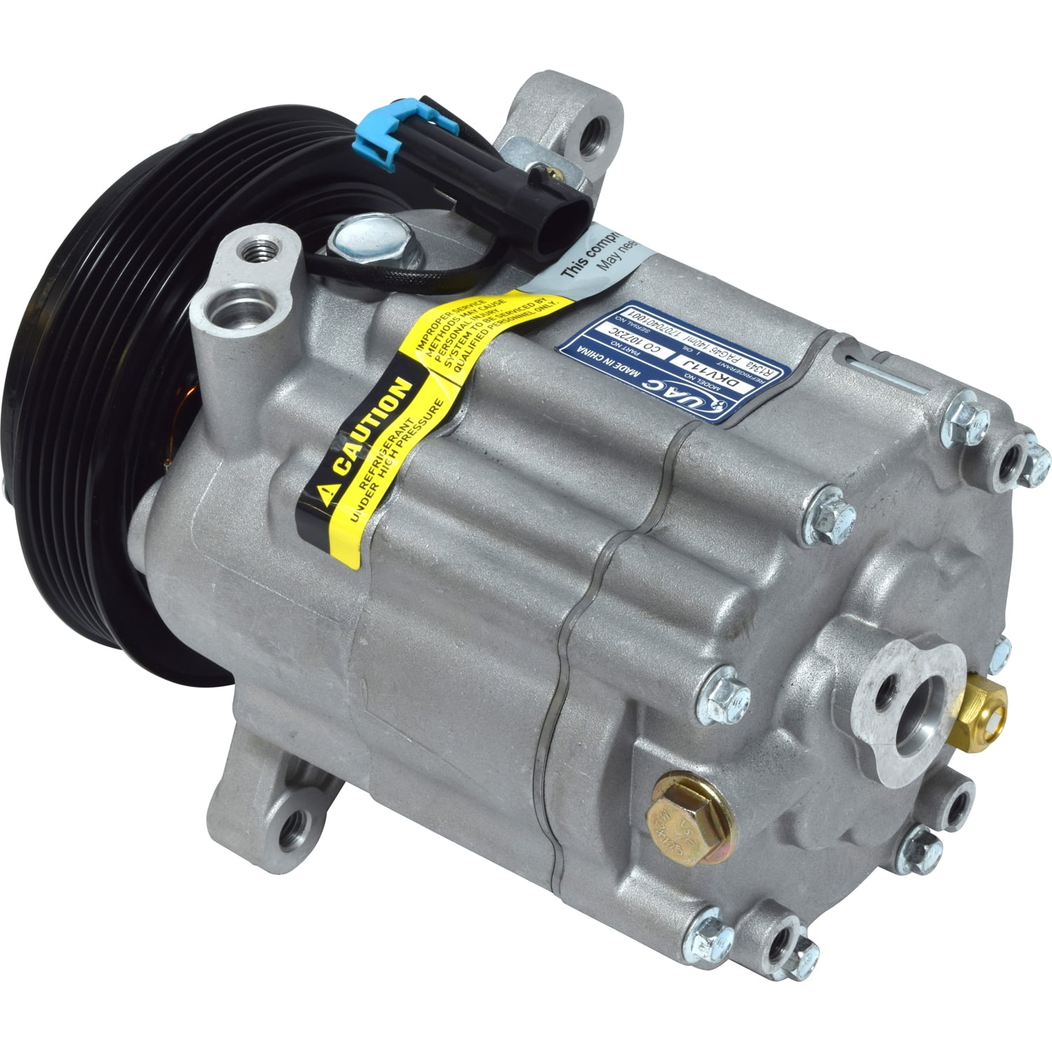 A/C Compressor -- DCV14G Compressor Assembly - Walmart.com