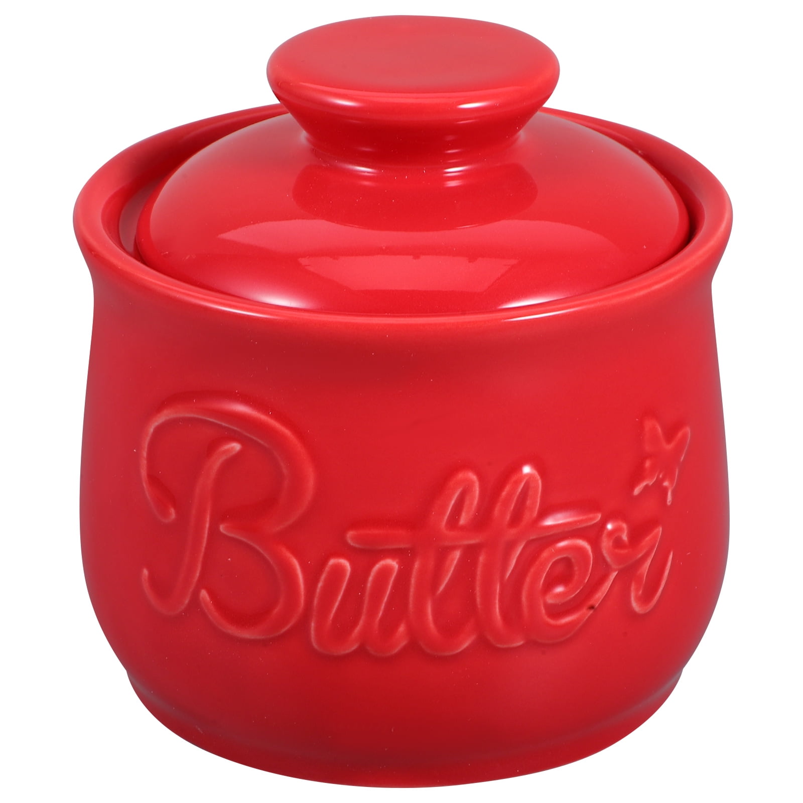 Click here for Alvinma Ceramic Butter Crock With Lid Traditional... prices