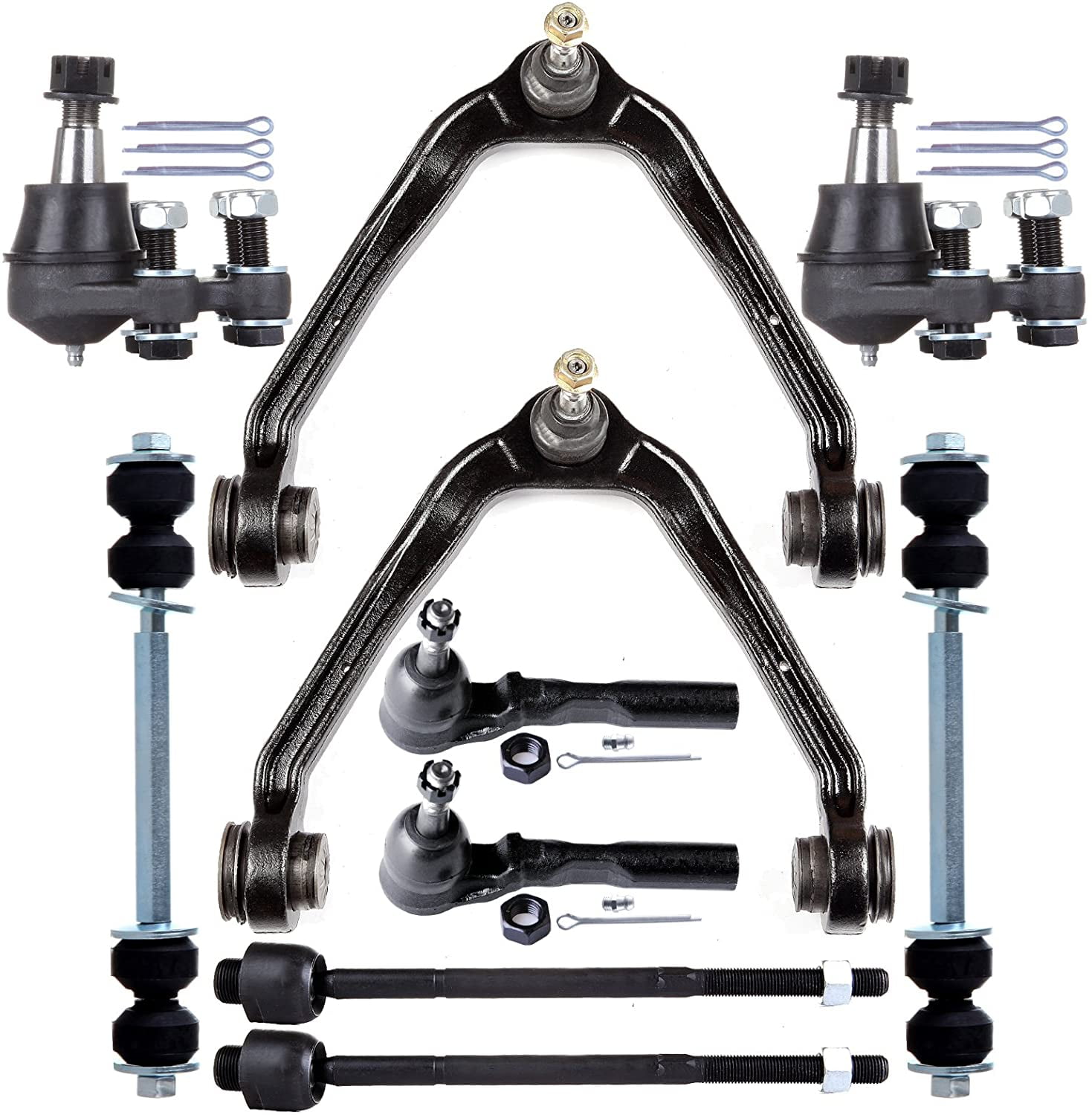 ECCPP Front Sway Bar End Link Inner Tie Rod End Lower Ball Joint Outer Tie Rod End Upper Control ...