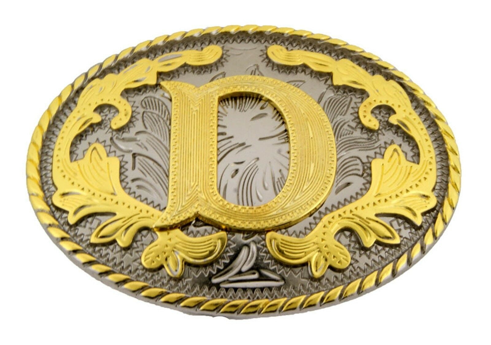 Initial Letter " D" Belt Buckle Monogram Middle Initial Alphabet ...