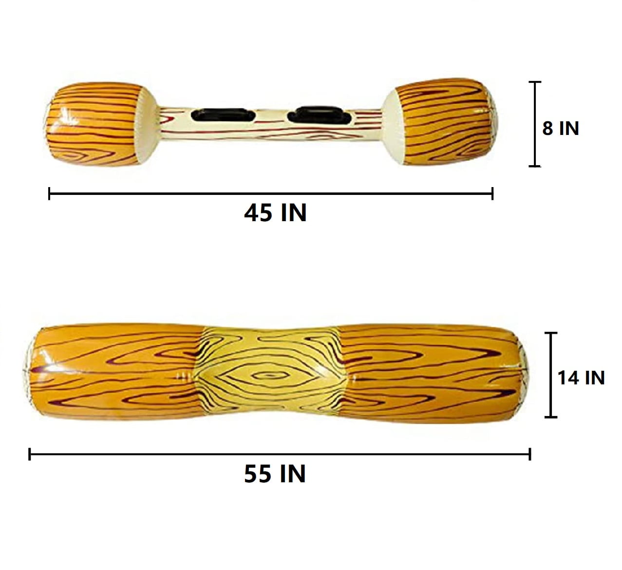 Buy 4Pcs Inflatable Pool Battle Log Rafts Games for Adults, Floating ...