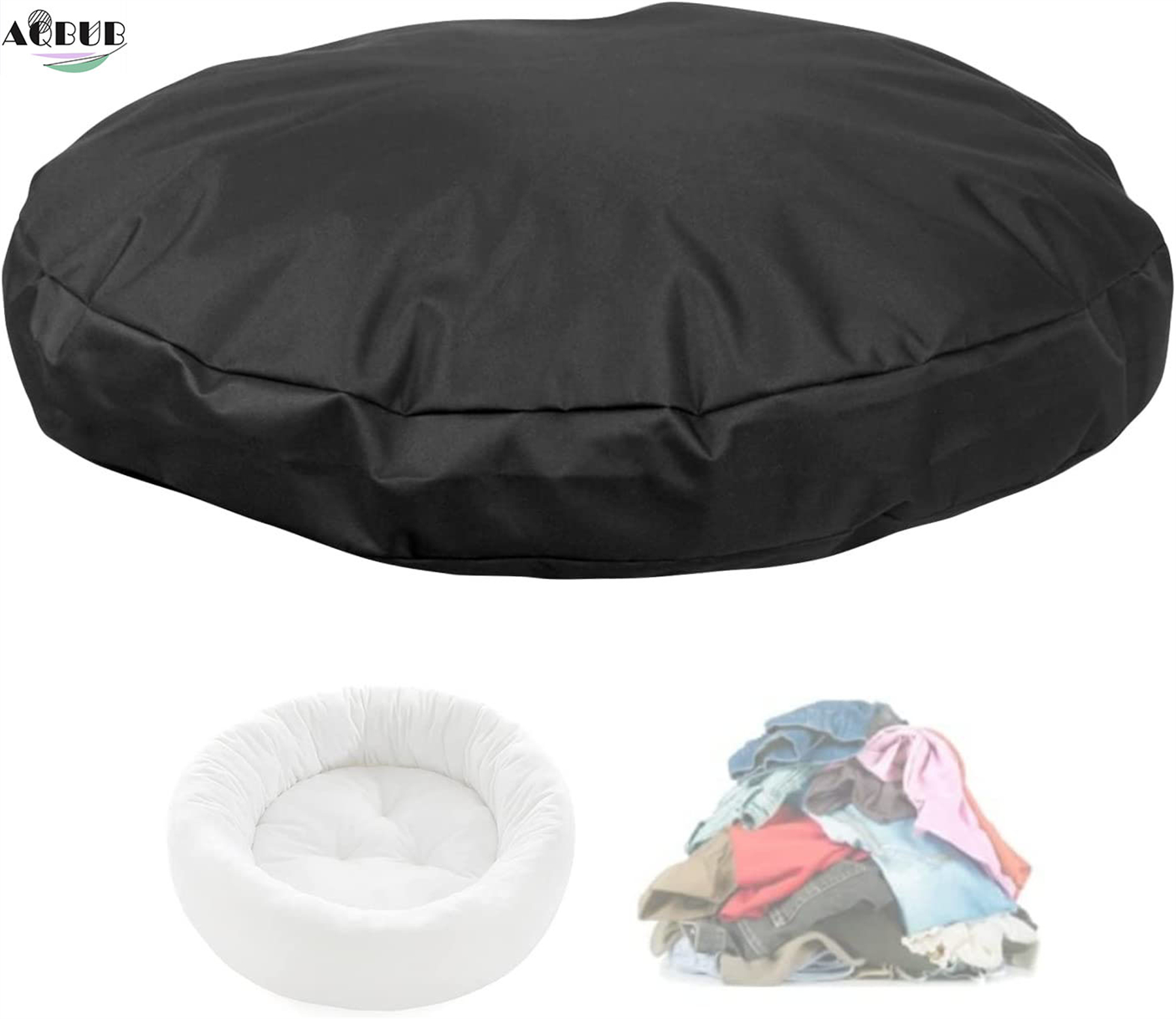 Round Dog Bed Cover