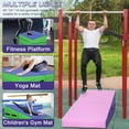 YRLLENSDAN Gymnastics Mat 48"X24"X14", Incline Gymnastics Mat Cheese ...