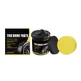Car Tire Gloss Paste, Tire Polishing Shining Cream for Cleaning ...