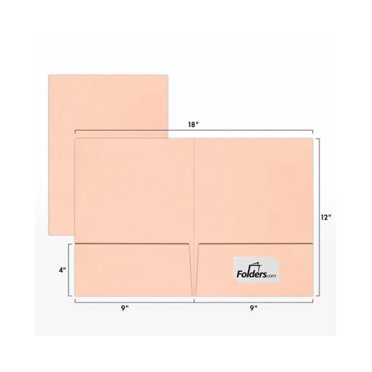 9 x 12 Presentation Folders - Midnight Black (250 Qty.) - Walmart.com