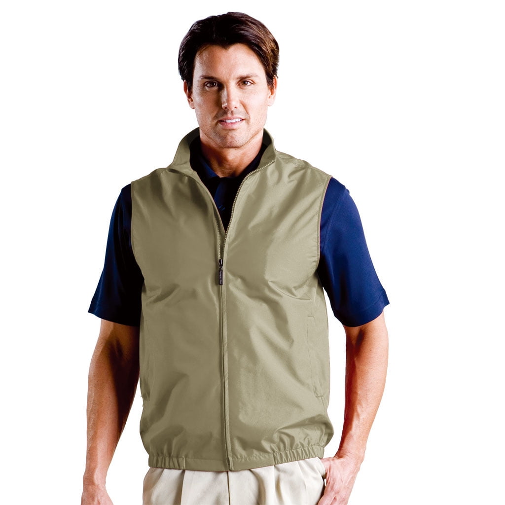 Monterey Club Men's Lightweight Weatherproof Full Zip Golf Vest #1974 ...