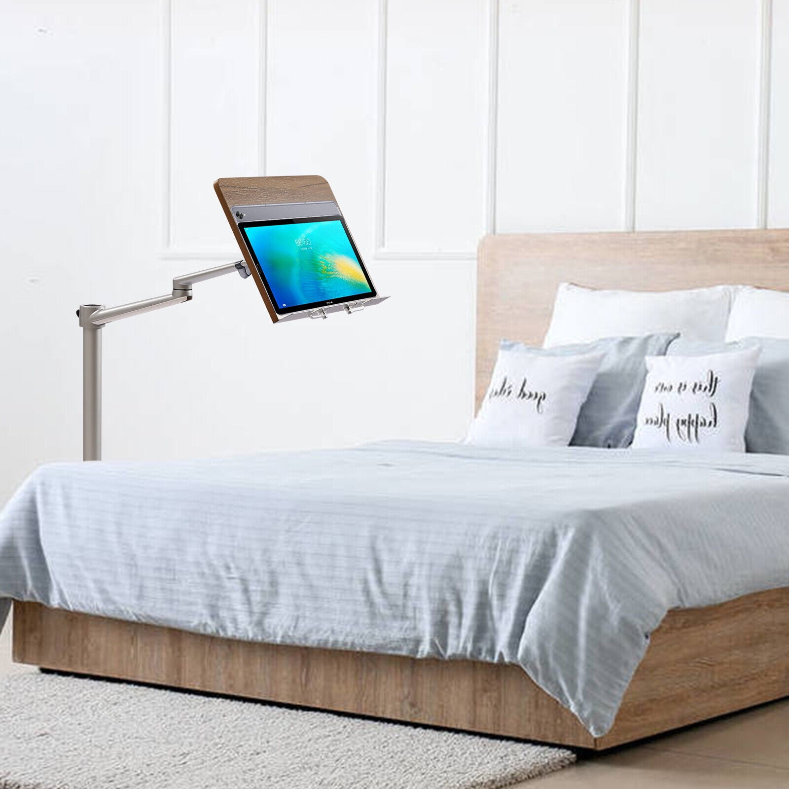 Adjustable Tablet Stand Scalable Arm Mounts Book Stand Floor Stand W ... Adjustable Tablet Stand Scalable Arm Mounts Book Stand Floor Stand W ...