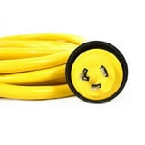 Free Shipping! Amp Up Marine & RV Cords 125v 30a x 12' Marine Shore Power Cord, Yellow - Walmart ...