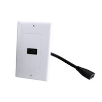 Construct Pro Brush Wall Plate Cable Management Pass-Through Device ...