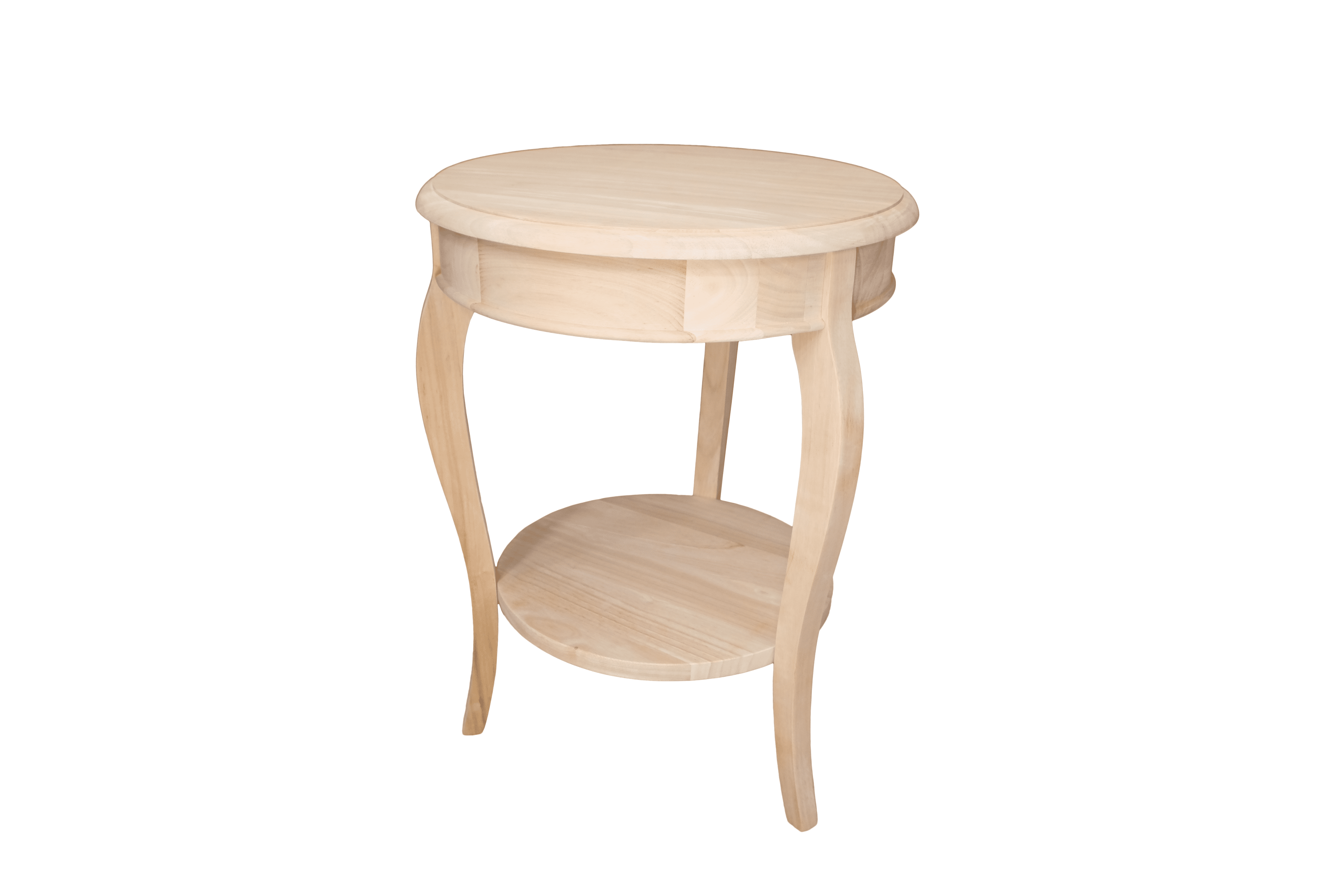 BingLTD - Duncan 18" End Table - Unfinished (TE1801-RW-UNF) - Walmart.com