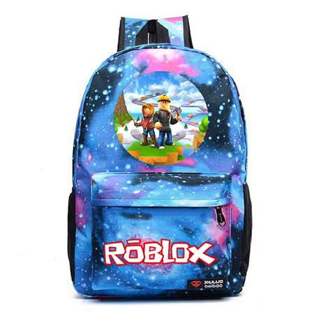 Anime Roblox Backpack Trendy School Bag Blue Starry Sky Travel Bag ...