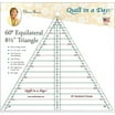 Omnigrid 8" Right Triangle Ruler, Quarter-Square Triangle Quilter's ...