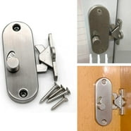Garage Door L-Handle Lock with Inside Slide Lock Latch Mechanism Set ...