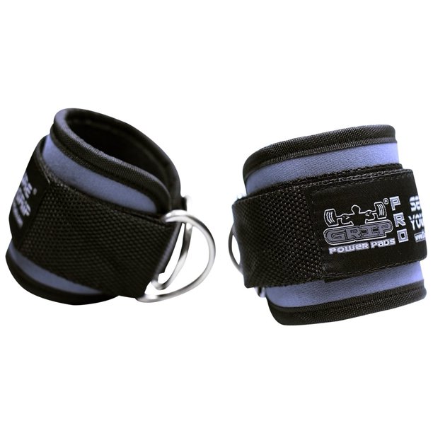 Best Ankle Straps for Cable Machines Double D-Ring Adjustable Neoprene ...