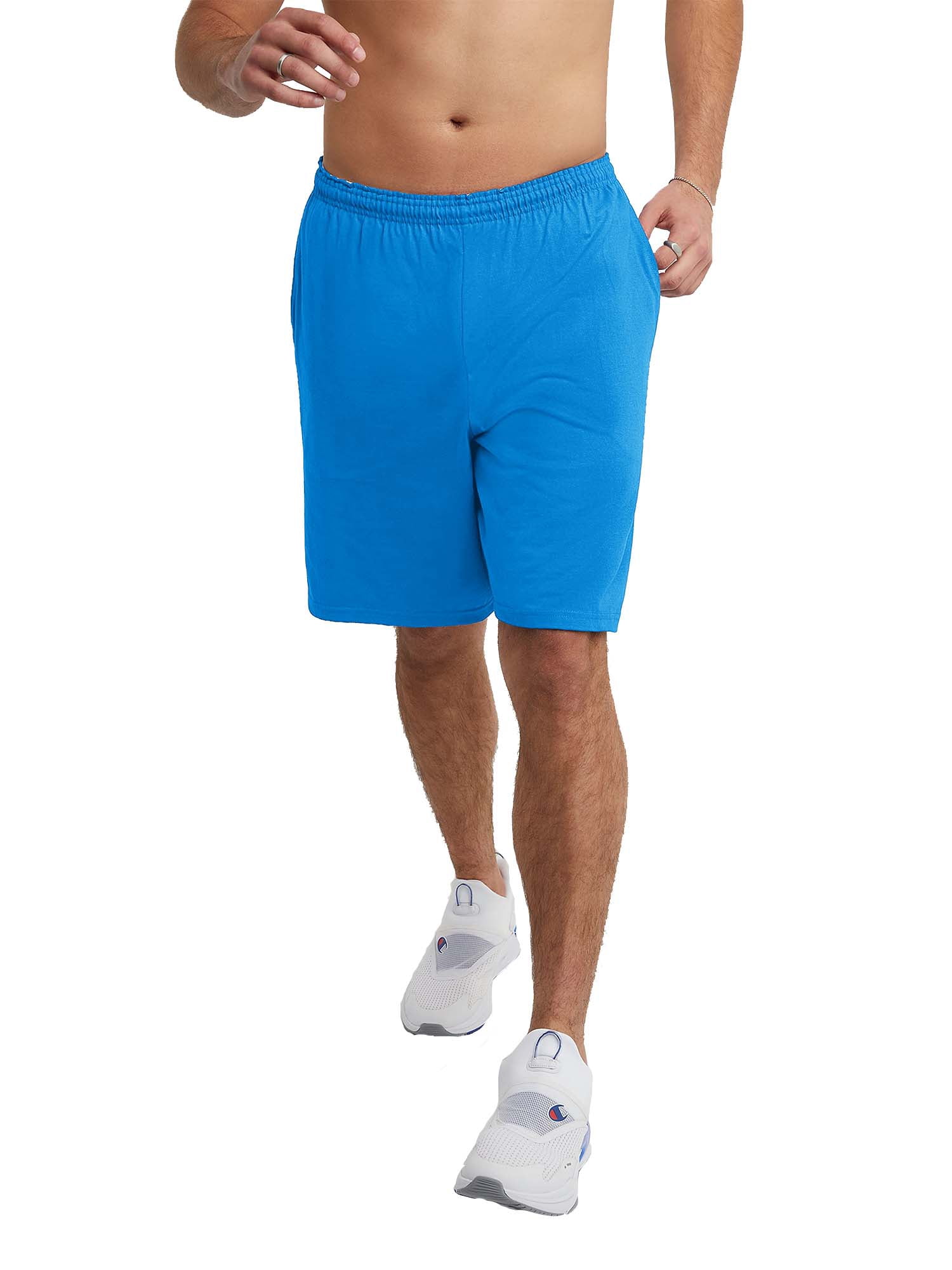 Champion Men's Authentic Cotton 9" Shorts with Pockets, up to Size 4XL ...