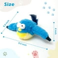 Risehigh Cat Toys for Indoor Cats Interactive Flapping Chirping Bird ...