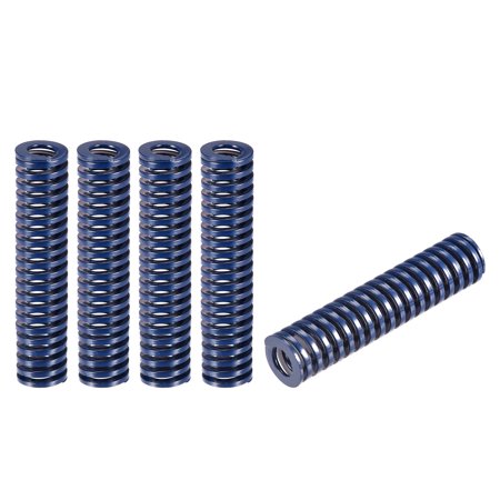 Uxcell Die Spring 5 Pack 18mm OD 85mm Long Spiral Stamping Light Load ...