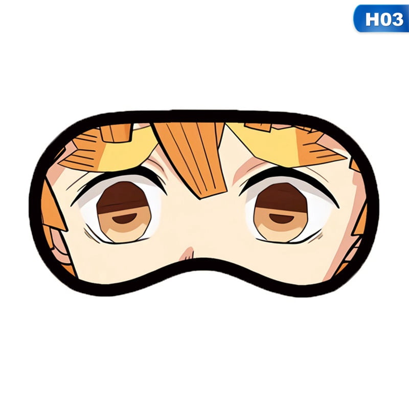 Anime Demon Slayer Super Suave Forro De Algodón Para Ojos , Cubierta De ...