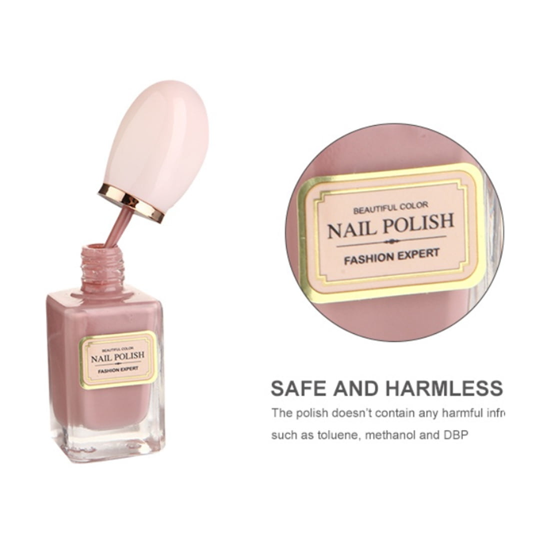 MINISO Water Based Nail Polish Easy to Remove Outstanding Glow Walmart