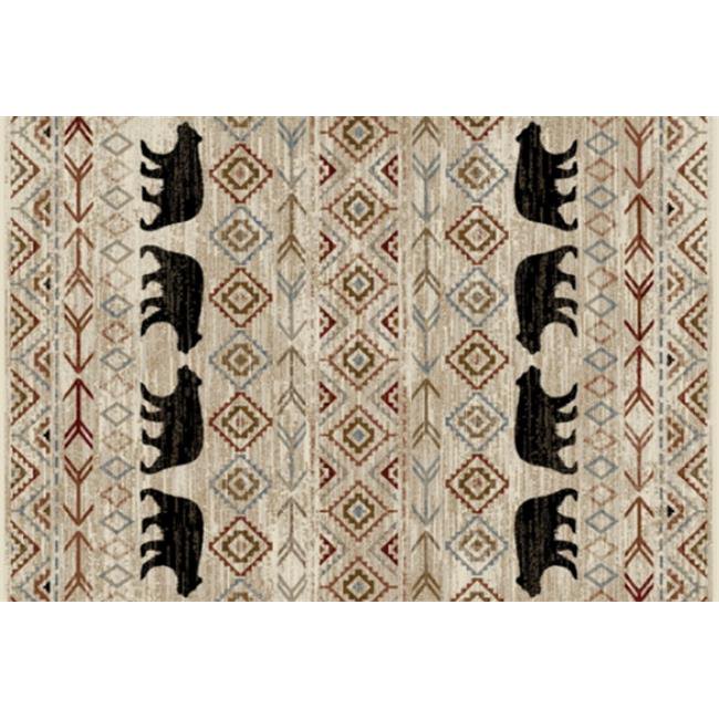 Mayberry Rug CC10511 30X46 30 x 46 in. Cozy Cabin Rustic Quilt Printed ...